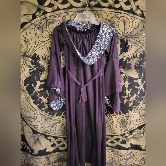 Costumes | Hooded Skull Robe Dress Childs Large Costume | Poshmark
